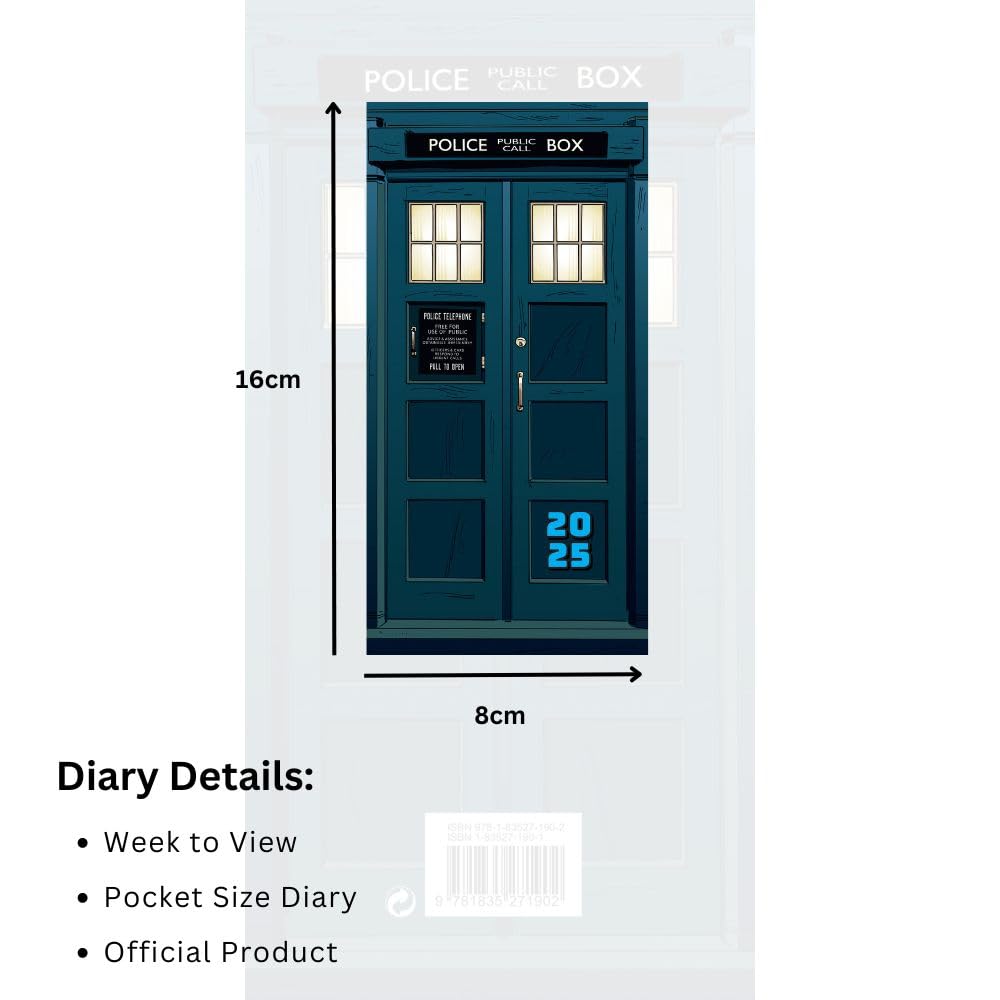 Doctor Who 2025 Slim Diary | Showorld UK
