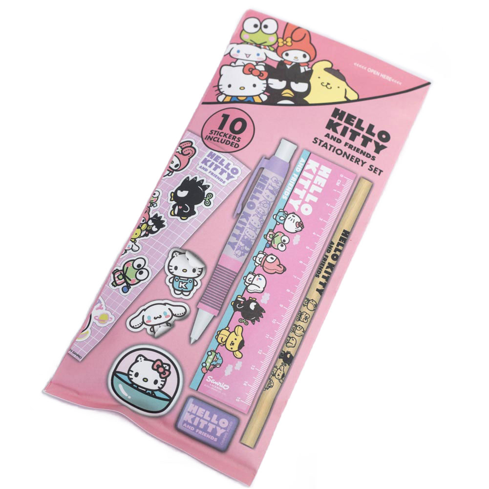 Hello Kitty 6 piece Stationery Set | Showorld UK